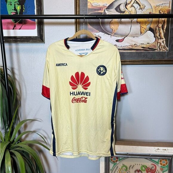 American Vintage | Shirts | Huawei Coca Cola Soccercafu Jersey | Poshmark